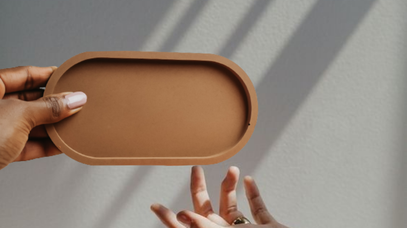 Eco friendly concrete trays | Handmade concrete trays – My Terracotta Home